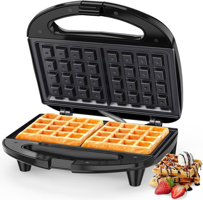 Gaufrier , Appareil À Gauffre Élégant & Compact 750W - Machine A ...