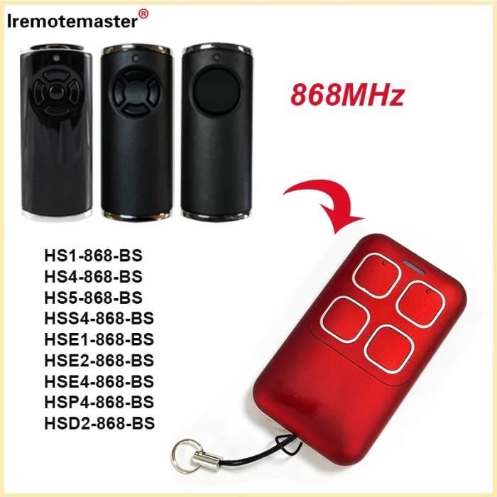 Rouge - Télécommande de porte Z Grage, HORMANN Bisecur HS1 HS4 HS5 HSS4 868 successive, HSE1 ...