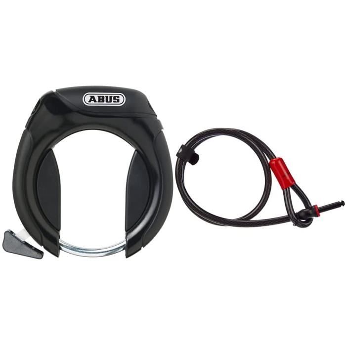 ABUS Pro Tectic 4960 LH NKR Antivol à cadre Noir Câble pour antivol de ...