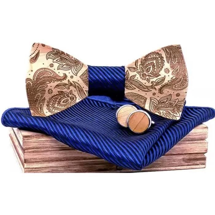 Noeud Papillon Bois Fait Main , Chic Et Tendance, Accessoire Mode Ou ...