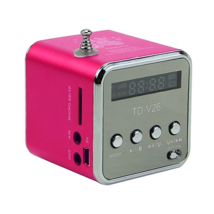 Mini USB Micro SD TF Haut-Parleur Lecteur de Musique FM Radio Stéréo ...