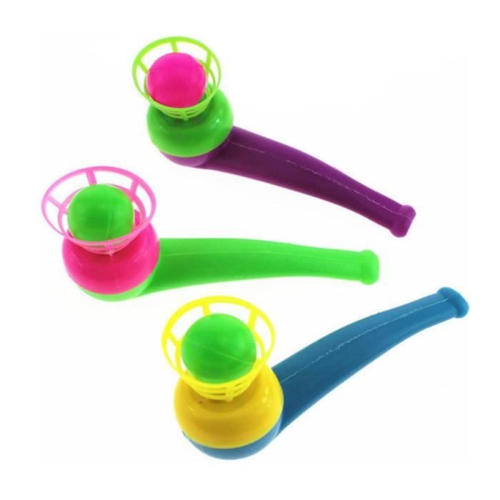 Flottant Blow Pipe Ball Jouet Suspension Blowing Ball pour Enfants Tout ...
