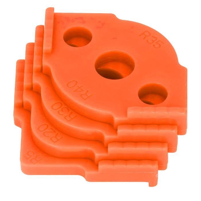 Gabarit de routage de rayon de coin - Cikonielf - 4 Pcs - ABS Résistant ...