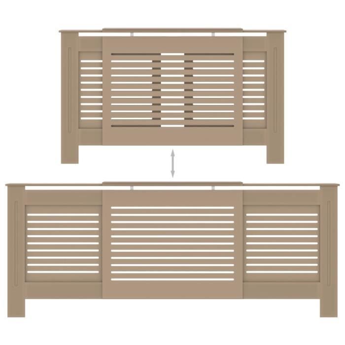 Dilwe Cache-radiateur MDF 205 cm2 - Cdiscount Bricolage