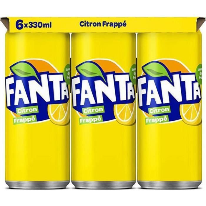 Fanta Boisson gazeuse au citron 6 x 33 cl - Cdiscount Au quotidien