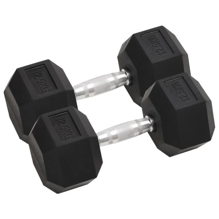 LES Haltères 2 pcs 25 kg Fonte 117221 - Cdiscount Sport