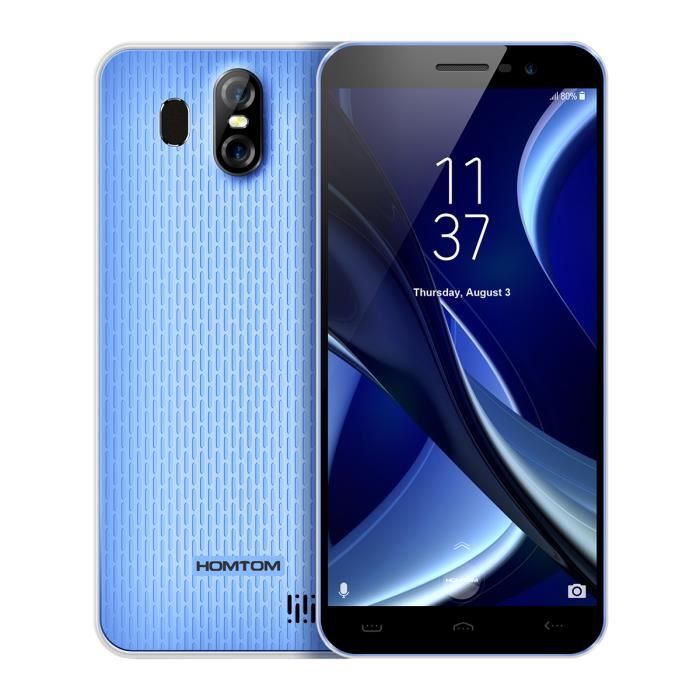 5.5'' Homtom S16 smartphone, Telephone Portable Homtom, Android 7.0, 2G ...