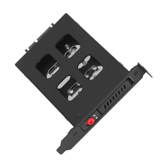 HURRISE boîtier de disque dur 2.5 Caddy de Plateau de Disque Dur SSD 2 ...