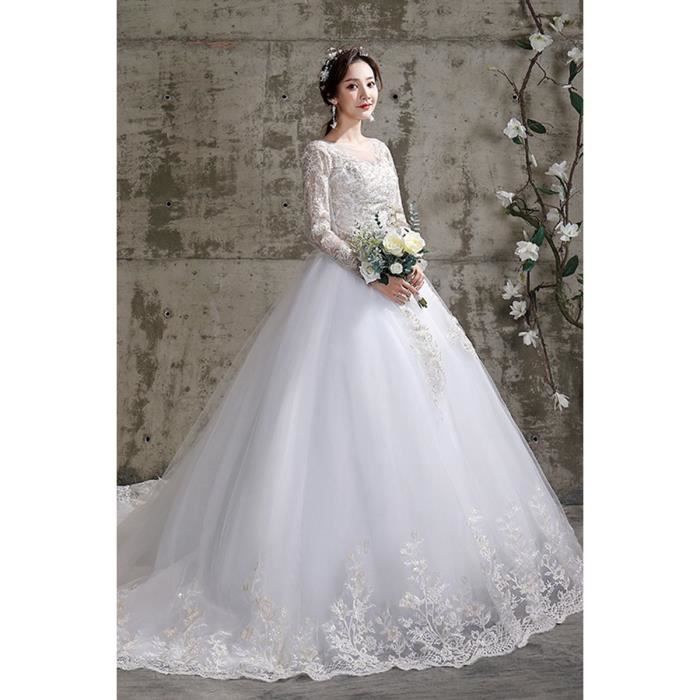 Robe de marie robe lacets pleine couture rveuse robe de marie grande ...