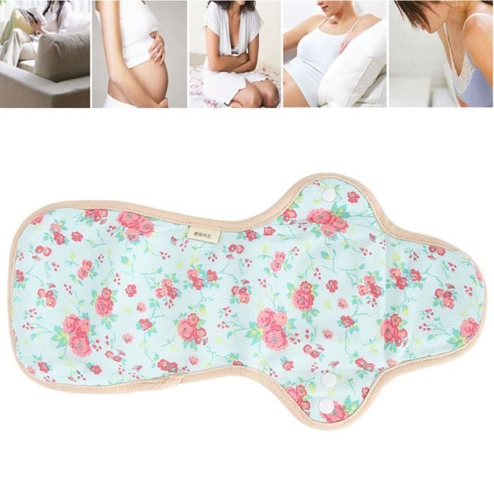 LEX Tissu Lavable Coussin Menstruel Aile En Forme D'Éventail Serviette ...