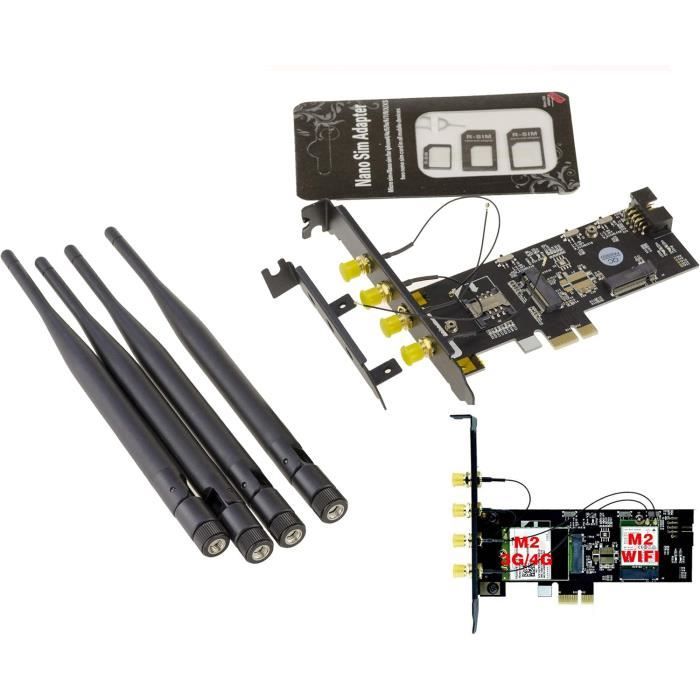 Contrôleur Pcie Pour Carte M.2 B Key 3G 4G Et Carte M2 A Key Wifi ...
