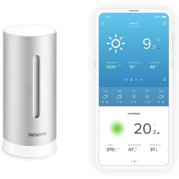 Netatmo Module Additionnel Intérieur pour la Station Météo Netatmo ...