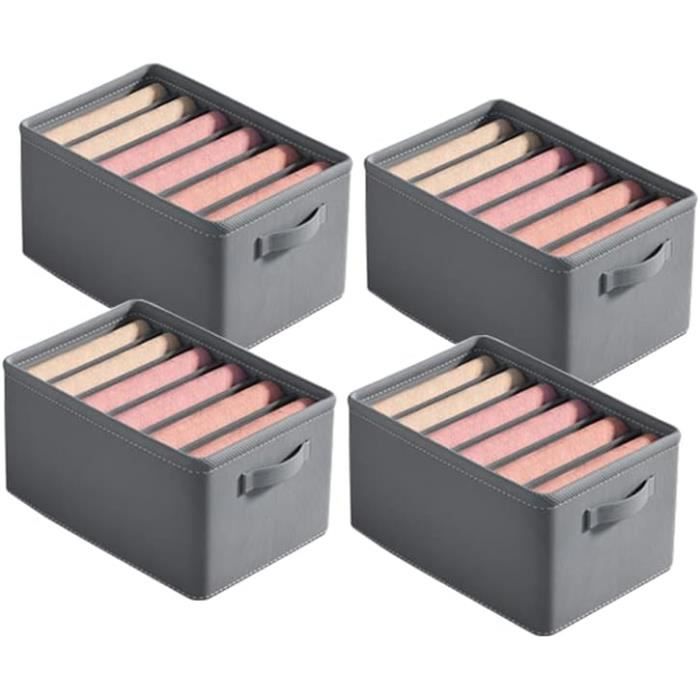 Organisateur d'armoire,boîtes de rangement pliantes pour tiroirs,Boîtes ...