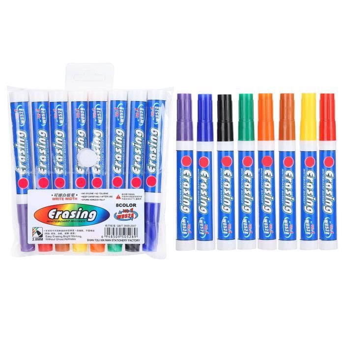 Stylo pour tableau blanc effaçable, pratique pour écrire des marqueurs ...