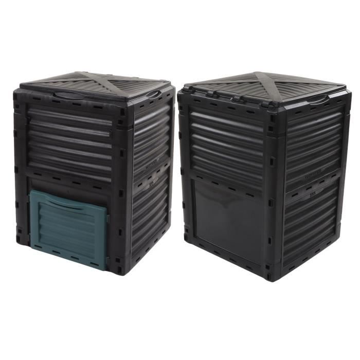 Bac à compost Poubelle à Compost de 300 L pour Usage Domestique et ...