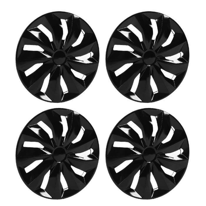 Enjoliveurs de roue - VVIKIZY - 15 pouces - 4 pièces - Noir - Universel ...