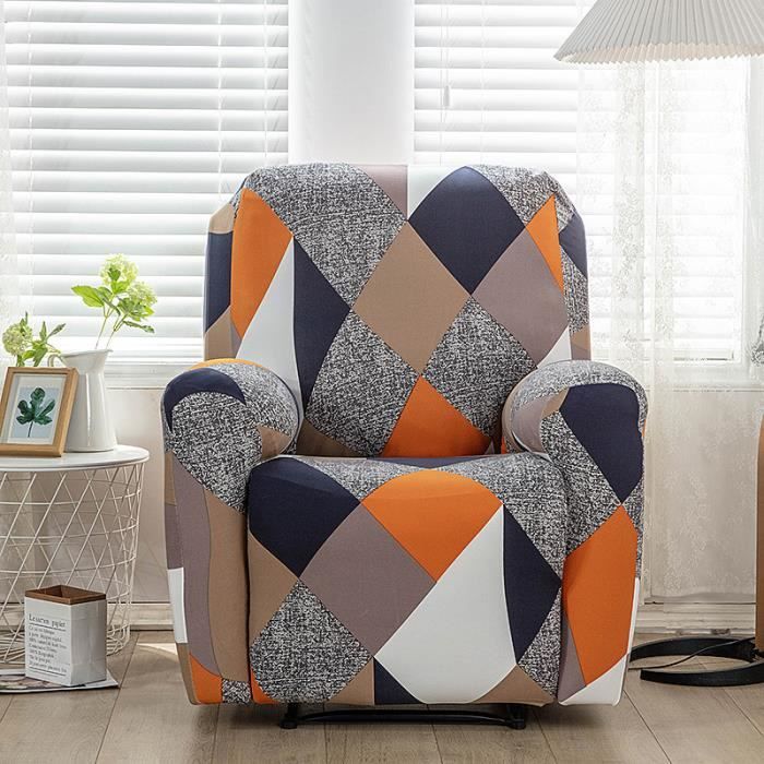 Housse de Fauteuil Relax Extensible 1 Place, Housse de Fauteuil Relax ...