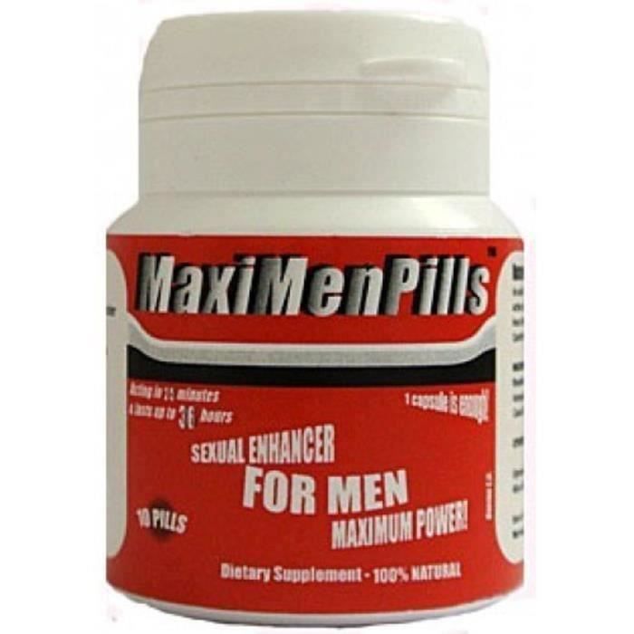 Maxi-Men-Pills for Men - Cdiscount Boutique Erotique