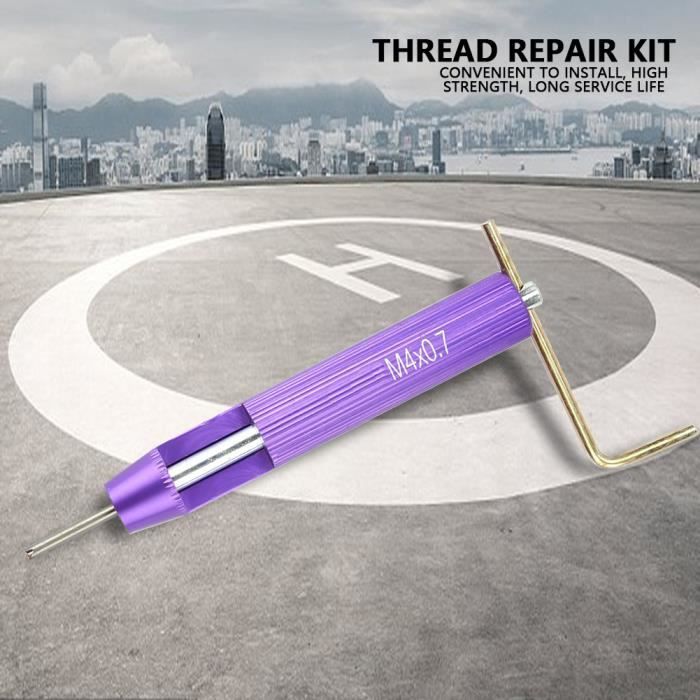 Kit de réparation de filetage Inserts Filetés à Vis M4 * 0.7, Kit de ...