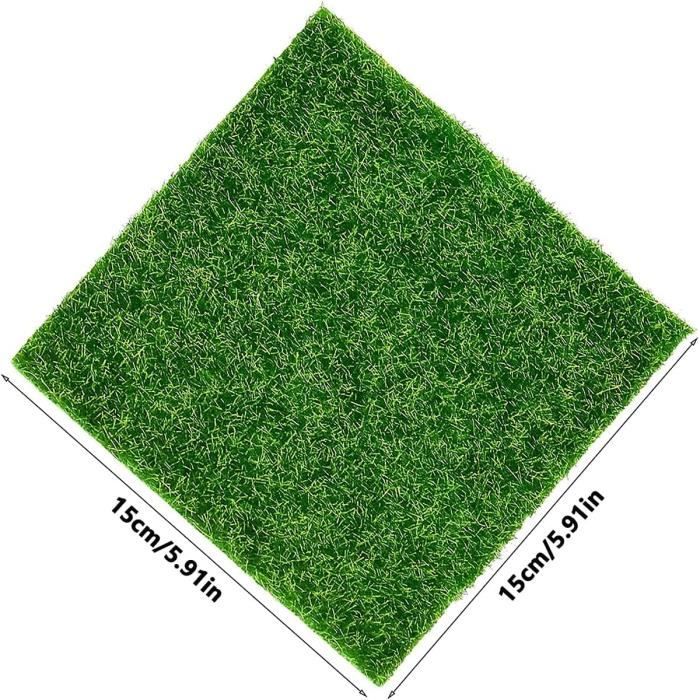 Tapis De Pelouse Verte Artificielle,Mini Simulation Gazons,Artificiel Miniature Herbe,Pelouse ...