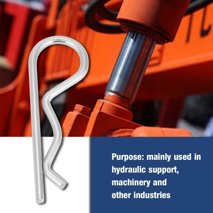 SALALIS goupilles fendues de retenue 10 pièces pinces à goupille fendue ...