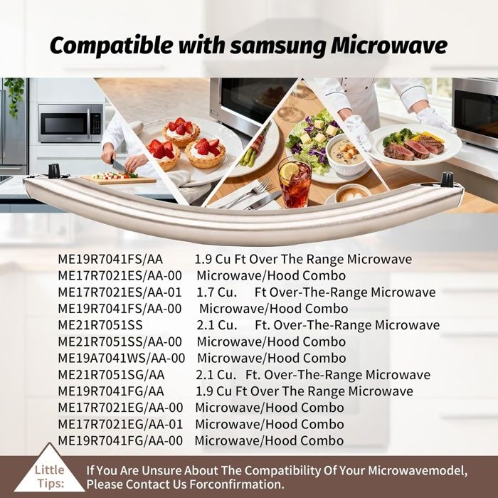 Poignee Porte Micro-Ondes DE94-04309A Compatible Samsung Micro-Ondes ...