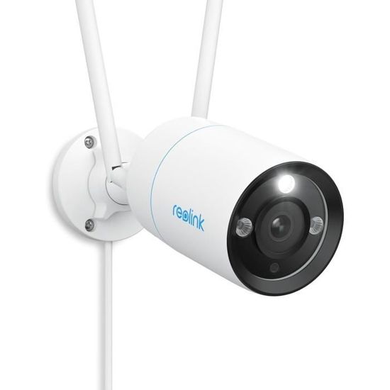 4K Wi-FI 6 Caméra Surveillance Extérieure, Caméra IP Filaire 2,4 - 5GHz, Vision Nocturne Couleur ...