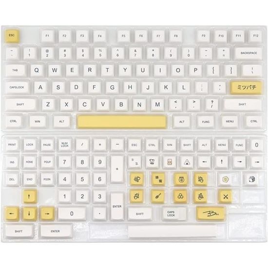Keycaps Profil XDA Japonais PBT Mécanique Clavier Key Cap Lait Vert ...