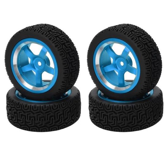 Fafeicy RC Car Tire, Wide Use 5 Poke Drift Wheel Set for Replacement ...