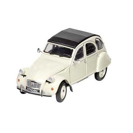 Citroen 2CV 6 Charleston en métal blanche - Cdiscount Jeux - Jouets