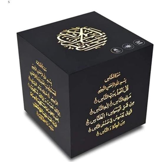 Nornward Mini Speaker Cube Quran Appuyez Sur Le Lecteur Mp3 Sans Fil ...