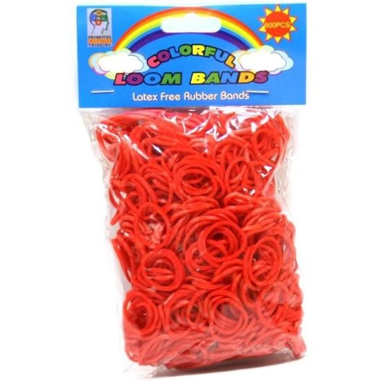 Loom Bandz - Rainbow Colours - Red 600 Count With[S154] - Cdiscount ...