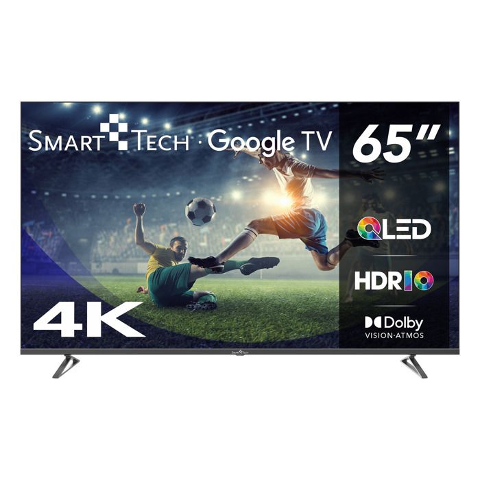 Smart Tech TV QLED 4K UHD 65' (164 cm) 65QG03H Google TV- 4xHDMI ...