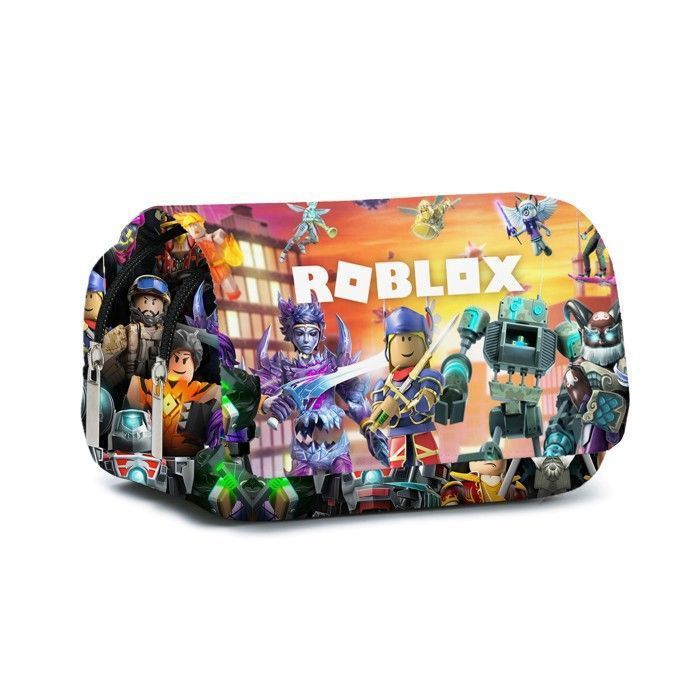 Trousse Crayons Roblox,Trousse Scolaire Boîte à Stylo Multifonction ...