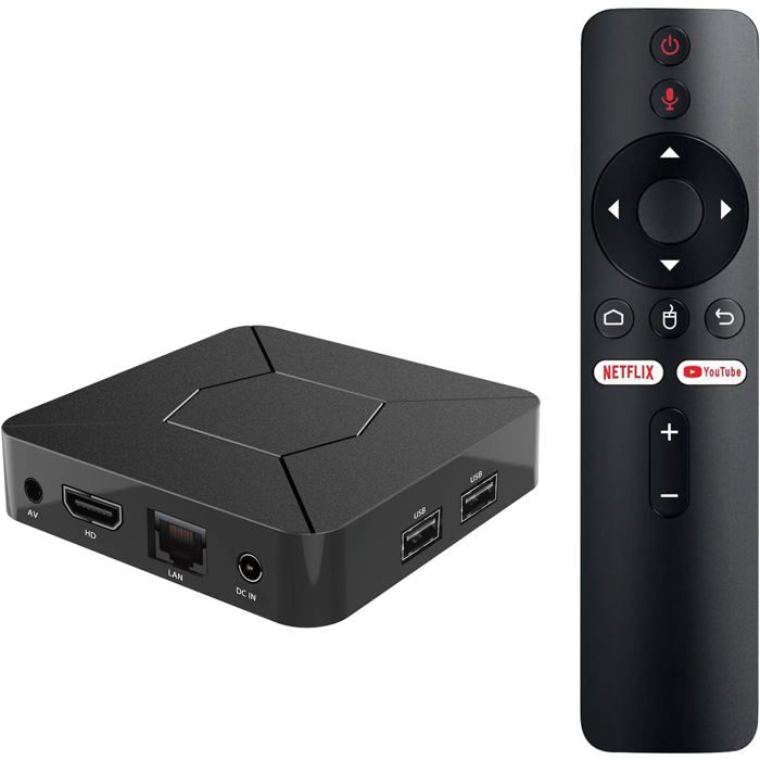 Box TV Android 4K - KZQ - iATV Q5 - Wi-Fi bi-bande - Bluetooth 5.2 ...