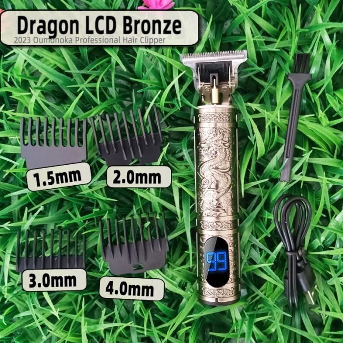 Dragon ACL Bronze Tondeuse À Cheveux Professionnelle T9 Vintage 2023, Rasoir Électrique Sans Fil ...