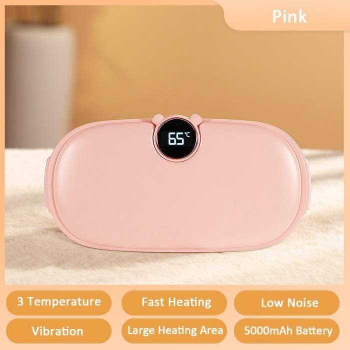Rose-Ceinture de massage à température constante pour soulager les ...