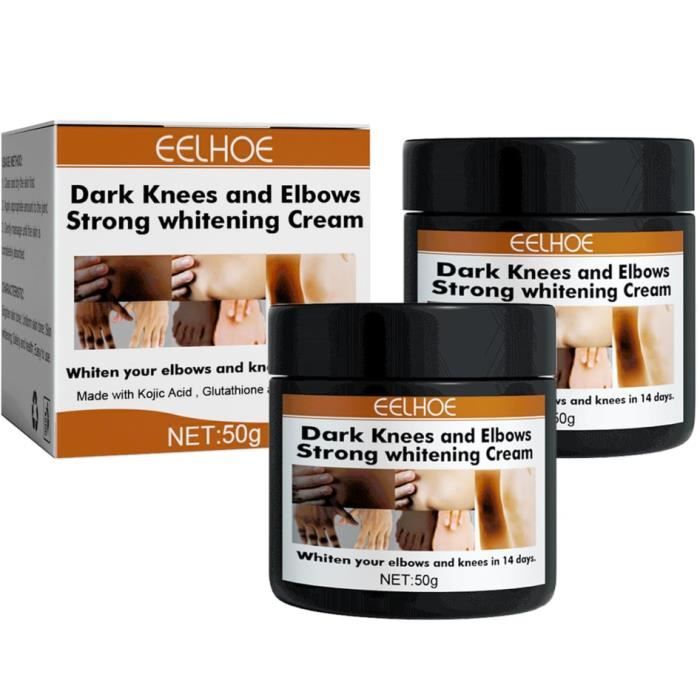 Crème éclaircissante,Dark Knees and Elbows Strong Whitening Cream ...