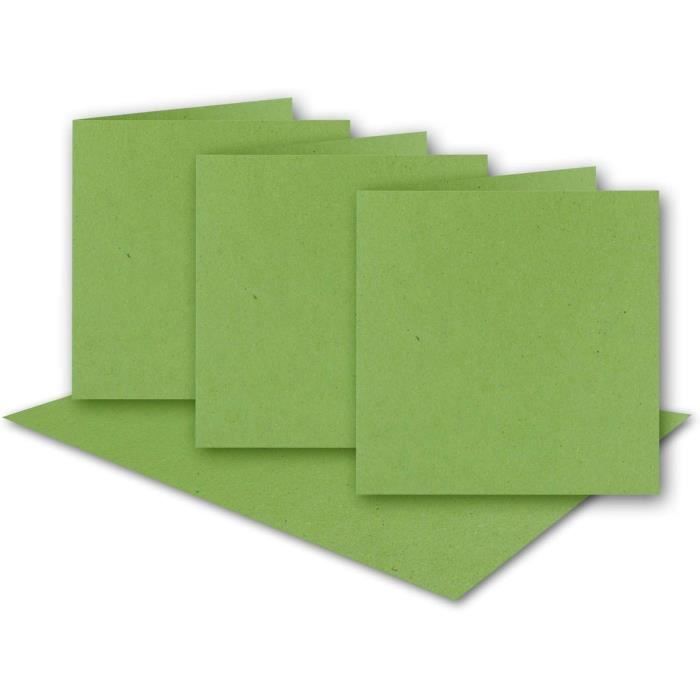 Gustav Neuser Lot De 100 Cartes Pliantes En Papier Kraft Vintage Vert ...