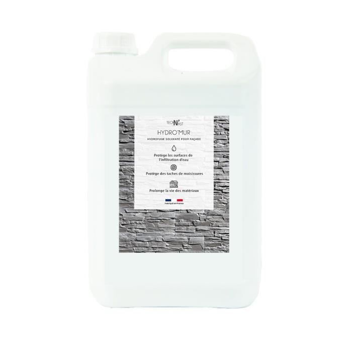 HYDRO'MUR : Hydrofuge façade solvanté Bidon 5L - Cdiscount Bricolage