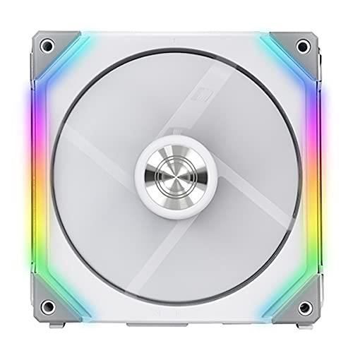 UNI FAN SL120 RGB PWM Lüfter, weiß - 120 mm Ventilateur pour PC blanc, RVB (l x H x P) 122.8 x ...