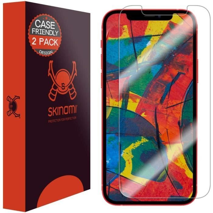 TechSkin-Protection d'écran invisible compatible avec iPhone 12 mini ...