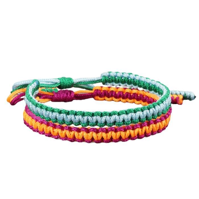 Bracelets tressés en corde pour hommes et femmes 14 styles bijoux ...