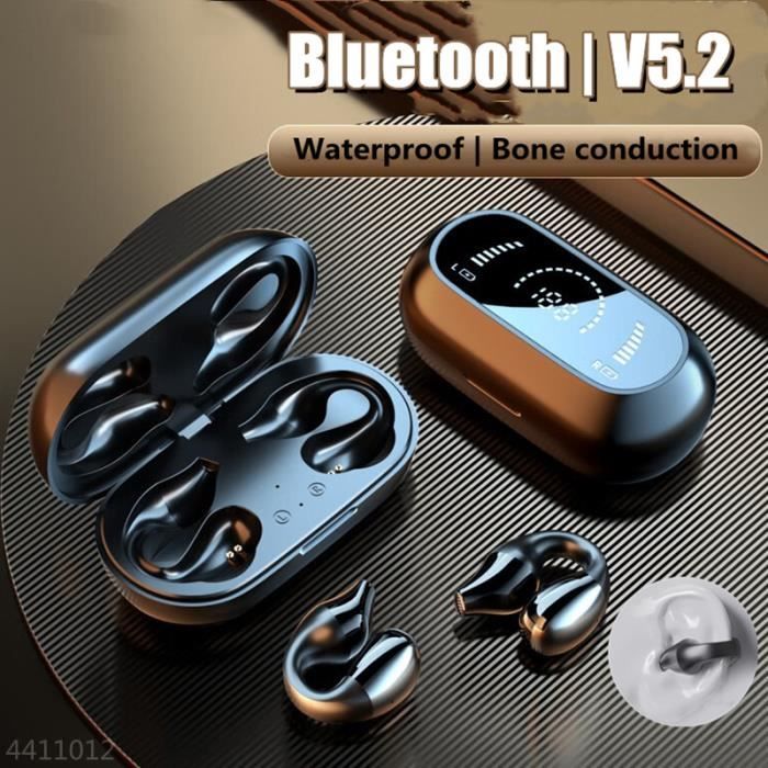 Écouteurs sans fil TWS Bluetooth 2023 à Conduction osseuse Clip d ...