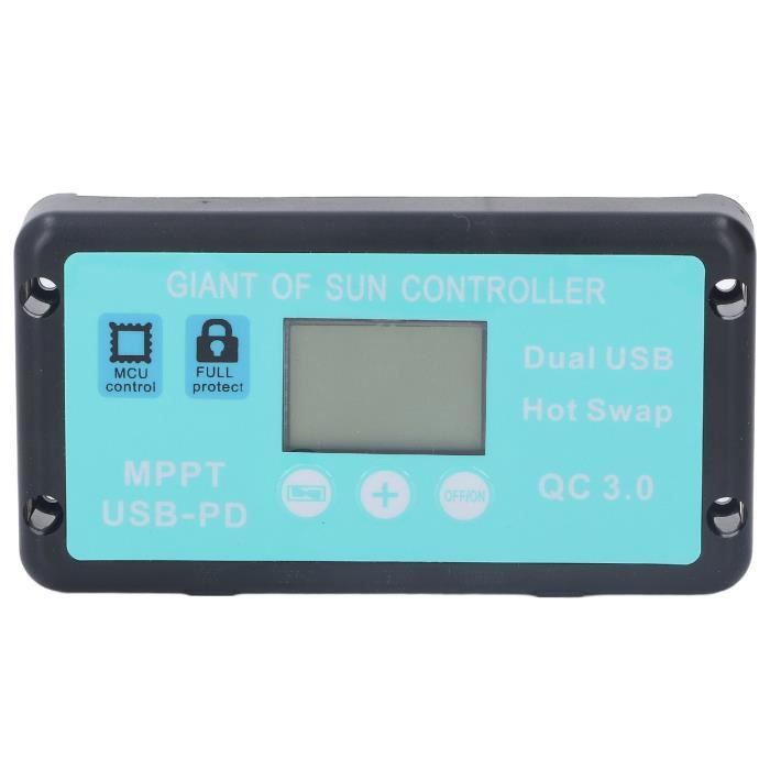 PAL contrôleur de charge solaire MPPT USB-PD QC3.0 - Cdiscount Bricolage