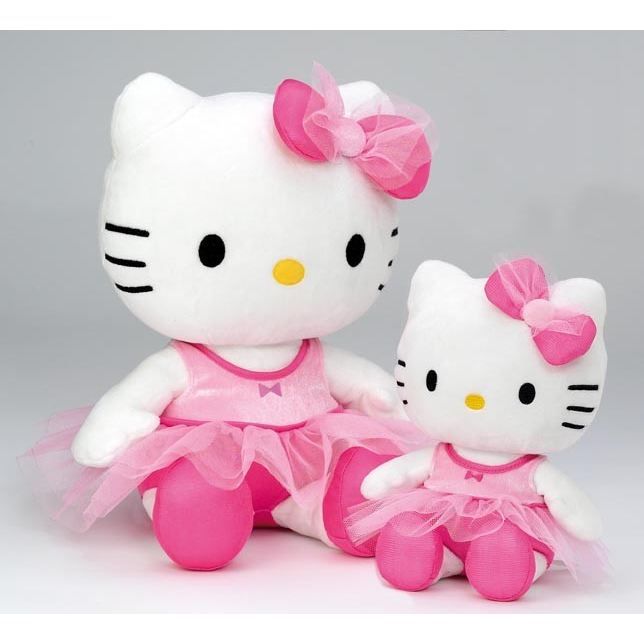 Peluche Ballerine - Hello Kitty 70cm - Cdiscount Jeux - Jouets
