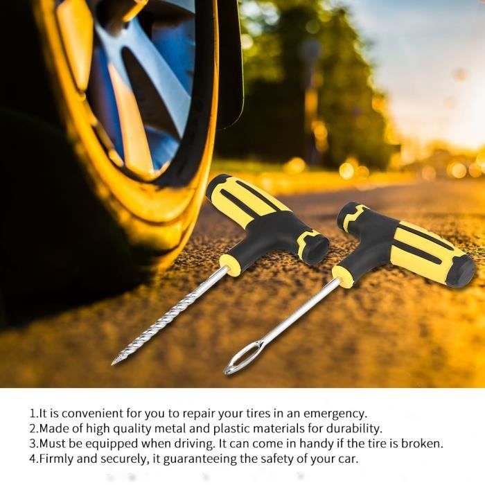 Mxzzand Kit de réparation de pneus Ensemble complet d'outils de ...