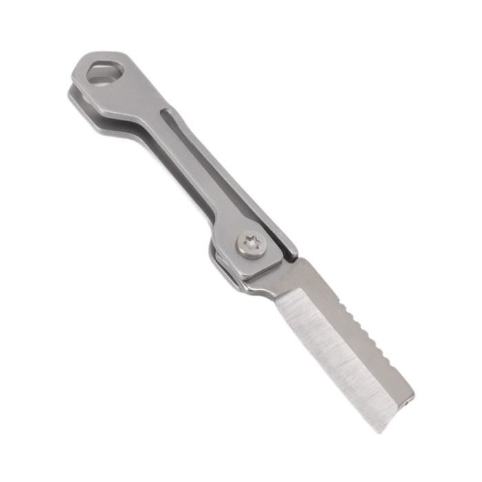 SALALIS petit couteau pliant Mini couteau de poche pliant pliable carré ...