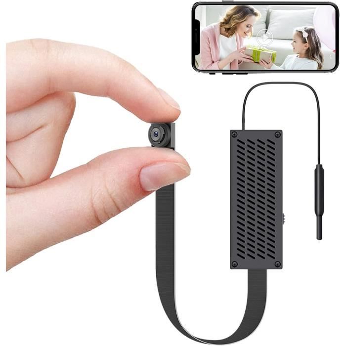 Mini Caméra Cachée Wifi Intérieure 4K-1080P Hd Caméra Espion Diy Sans ...