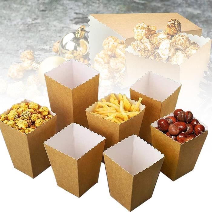 N-S Widream 20 Pcs Boîtes de Maïs Soufflé, Sachets de Pop-Corn pour ...